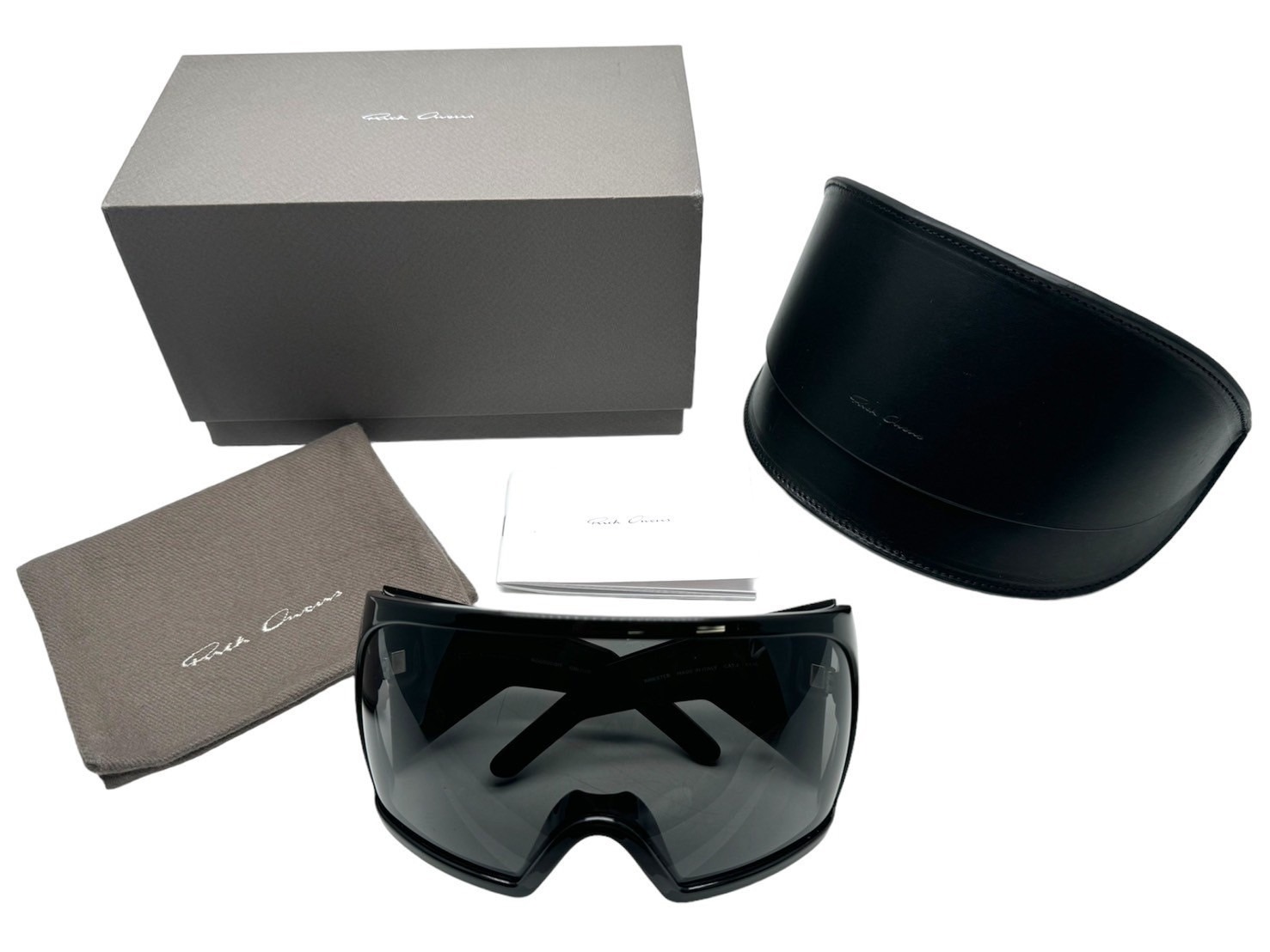 【楽天市場】新品未使用 Rick Owens リックオウエンス 23SS クリースター サングラス Kriester ブラック ナイロン アイ ...