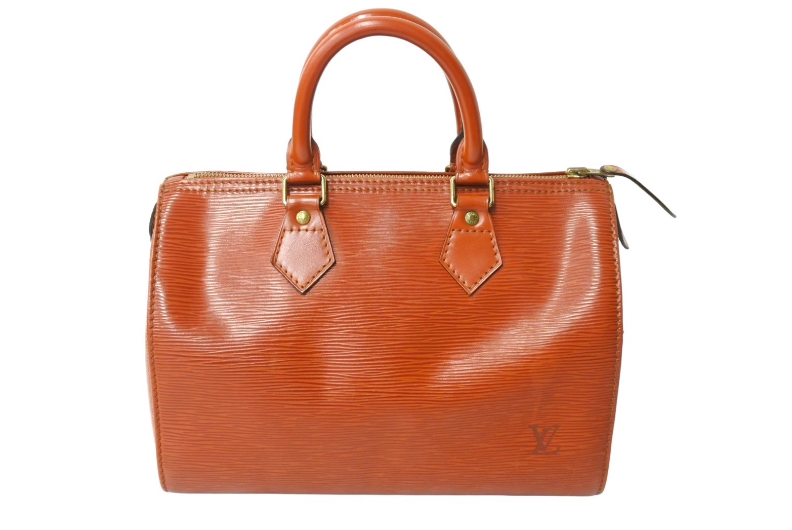 【楽天市場】LOUIS VUITTON ルイヴィトン ハンドバッグ スピーディ25 M43003 ブラウン エピレザー 良品 中古 65673 ...