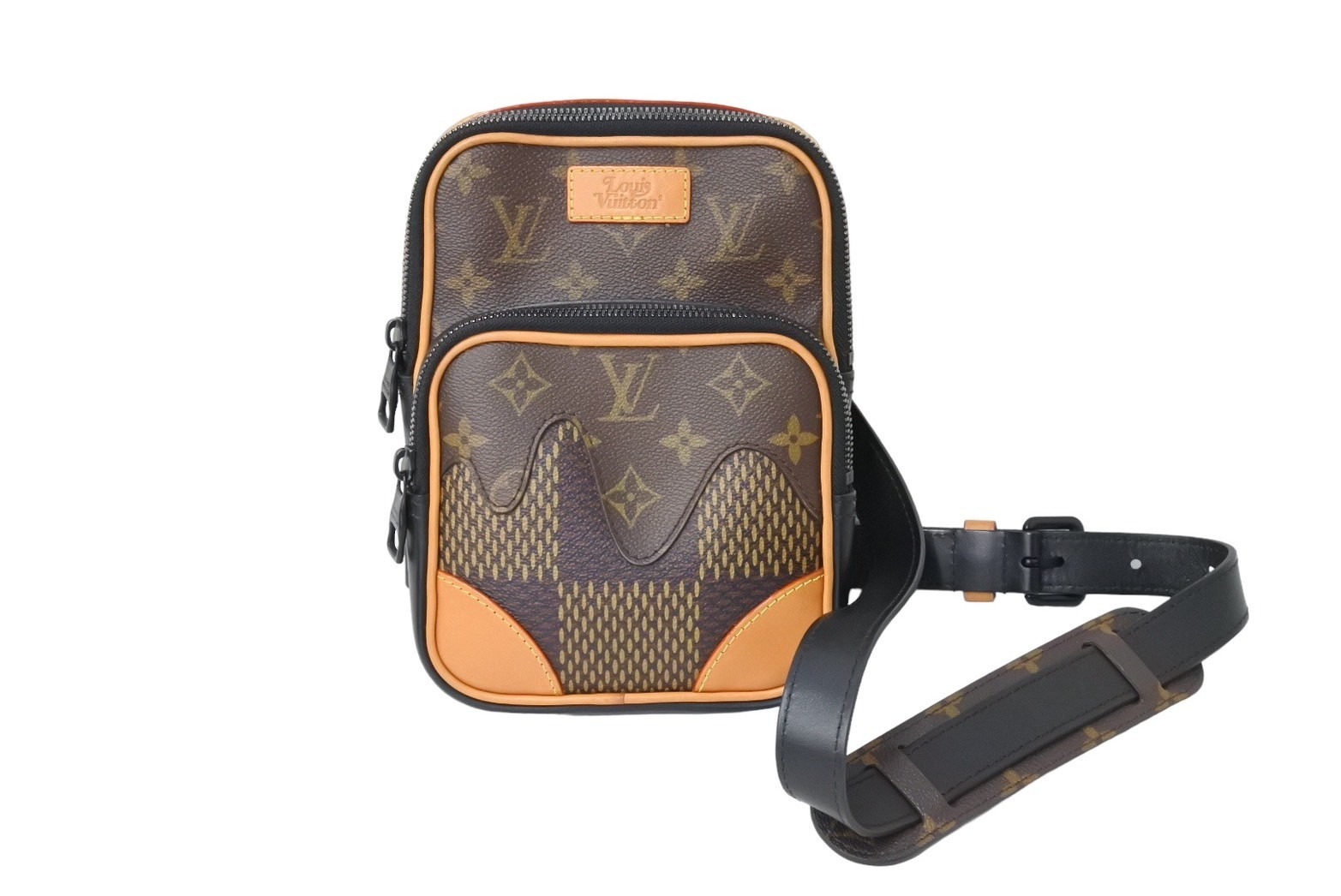 【楽天市場】LOUIS VUITTON ルイヴィトン NIGO アマゾンスリングバッグ ショルダーバッグ ボディバッグ N40379 ブラウン ...