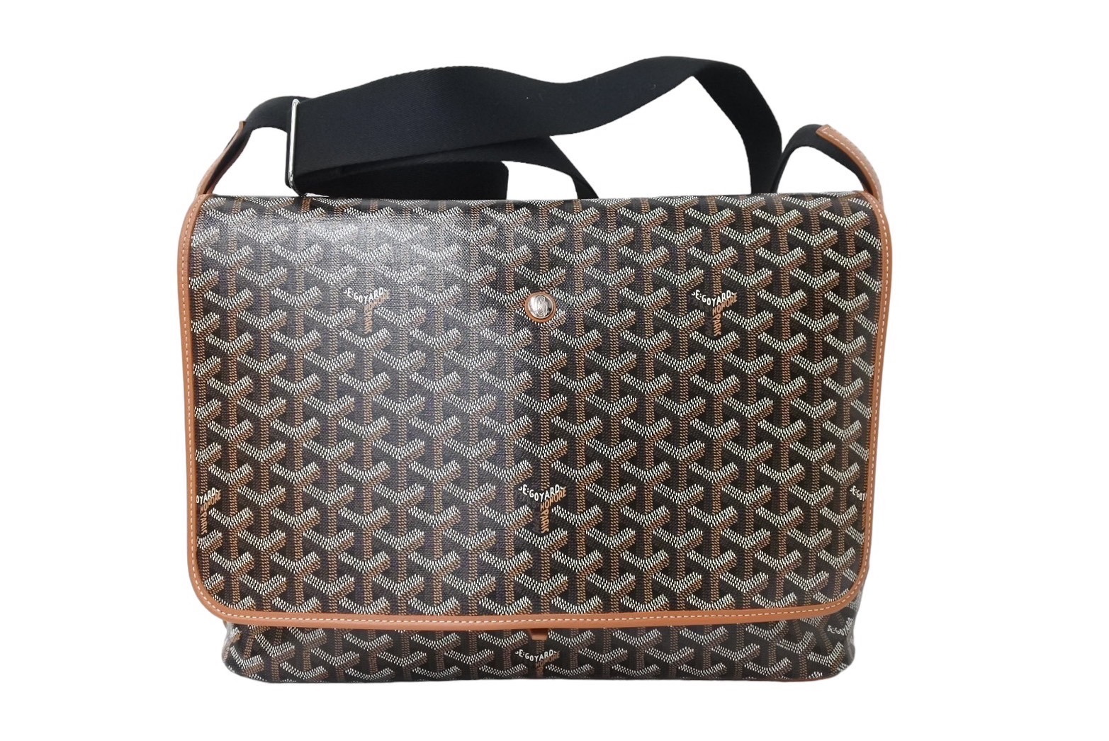 【楽天市場】極美品 GOYARD ゴヤール カペシアンMM ショルダーバッグ CAPETIMMLTY01CG01P ブラウン シルバー金具 ...