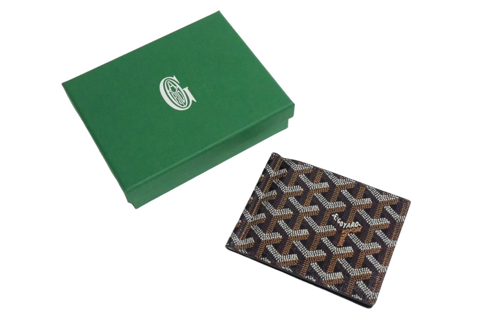 【楽天市場】新品同様 GOYARD ゴヤール 財布 サン トマ STTHOMPMLTY01CL01P マネークリップ カードケース ブラック ...
