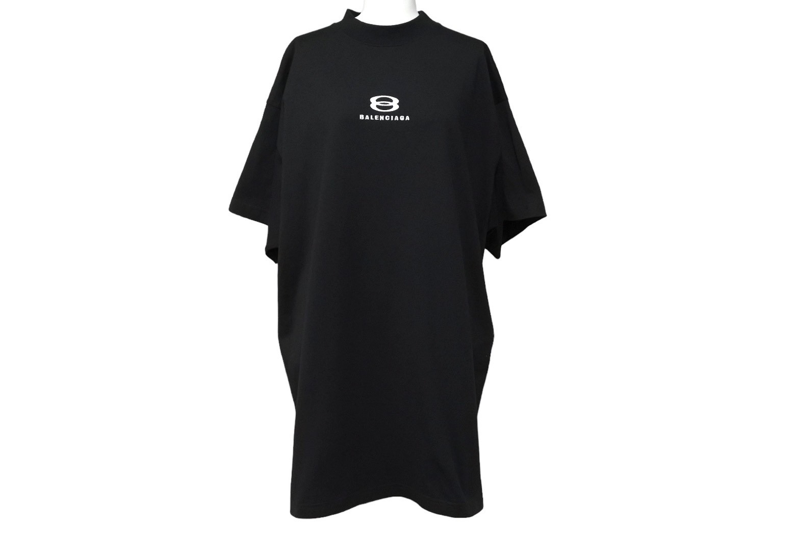 【楽天市場】新品同様 BALENCIAGA バレンシアガ DECONSTRUCTED Tシャツ ロゴ ブラック ホワイト 768068 ...
