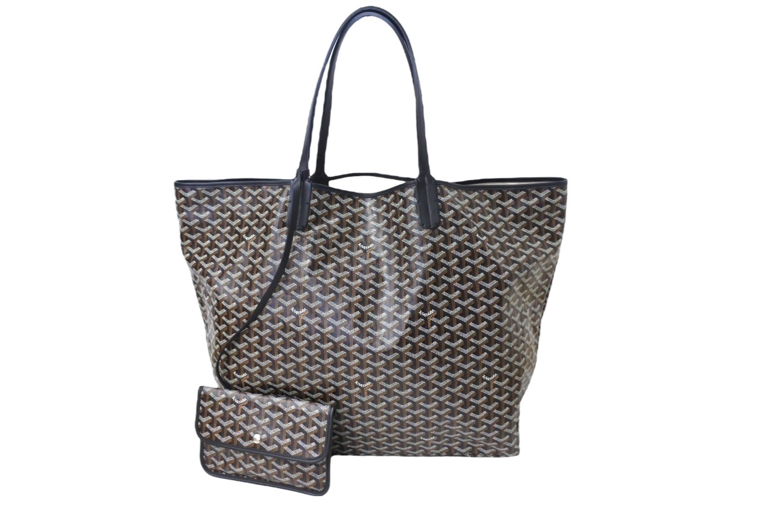 【楽天市場】極美品 GOYARD ゴヤール トートバッグ サンルイXXL ヘリンボーン柄 PVCコーティングキャンバス ブラック 中古 ...