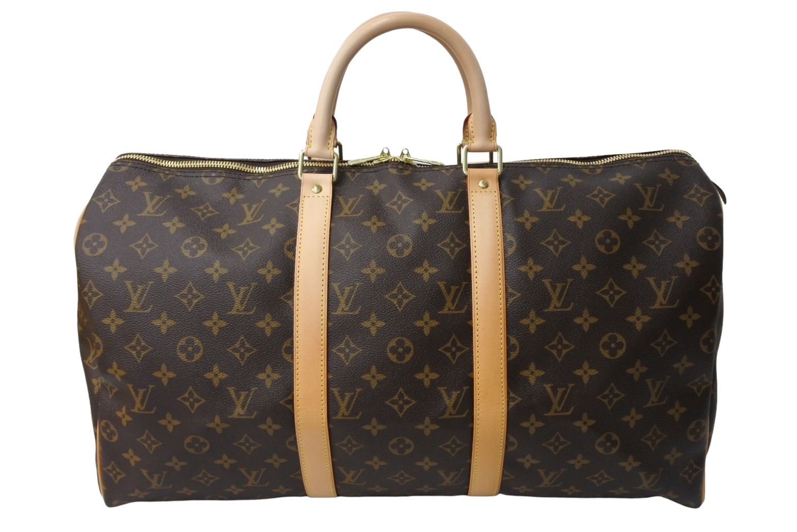 【楽天市場】新品同様 LOUIS VUITTON ルイヴィトン キーポル50 ボストンバッグ M41426 モノグラムキャンバス ブラウン ...