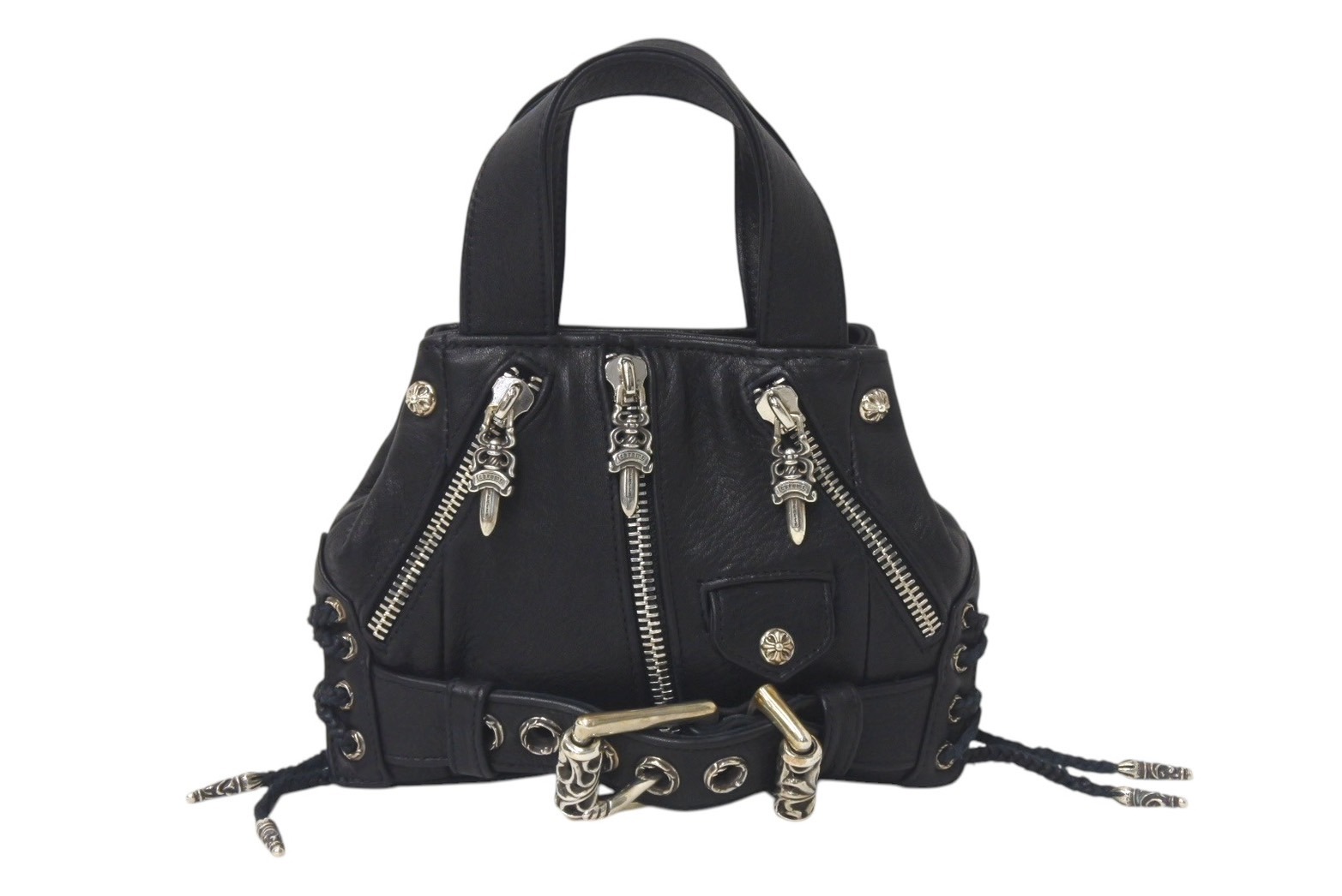 【楽天市場】新品未使用 CHROME HEARTS クロムハーツ JJ DEAN MINI JJディーン ミニ ハンドバッグ ライダース ...