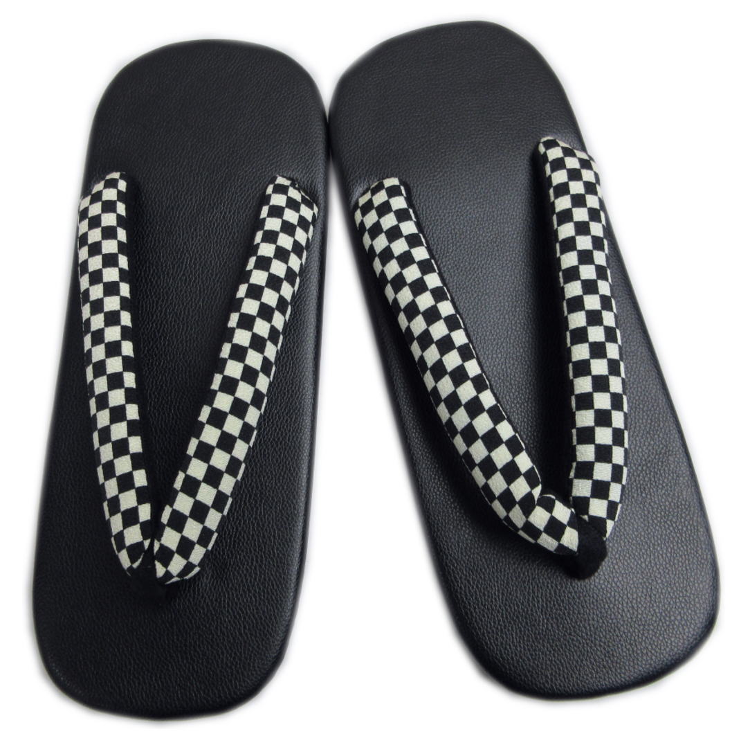 【楽天市場】草履 ぞうり メンズ 男性 大きいサイズ 黒台黒白市松 3L 28cm 4L 29cm 5L 29.5cm 浴衣 着物 ゆかた きもの ゾウリ 粋 男物 紳士用 XL ビッグ ...