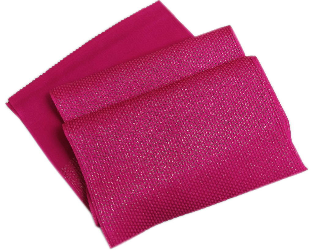 楽天市場】帯揚げ 帯上げ 銀通し ふくれ織 刺繍入り 正絹 赤色地八重