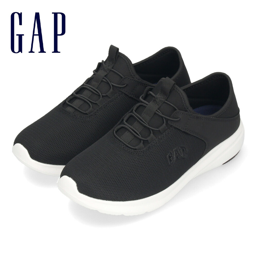 【楽天市場】ギャップ スニーカー レディース メンズ 靴 スリッポン 黒 ブラック GPU22507 キックバック かかとが踏める 軽量 歩きやすい GAP：Parade ワシントン靴店