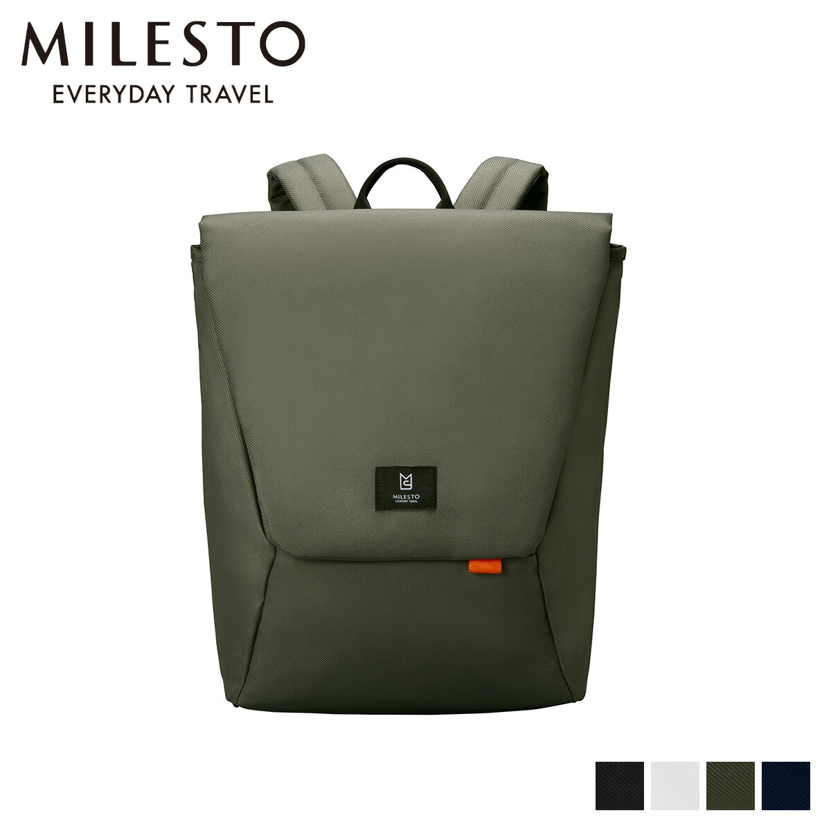 【楽天市場】MILESTO HUTTE BACKPACK ミレスト リュック バッグ バックパック メンズ レディース 8L ブラック ...