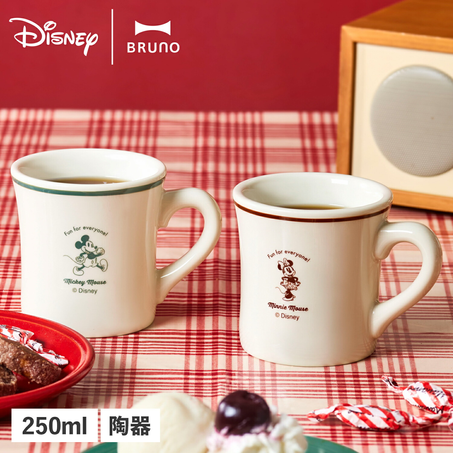 【楽天市場】BRUNO DISNEY MUG ブルーノ コップ マグカップ ディズニー ダイナーマグ 食器 電子レンジ対応 食洗機対応 ...