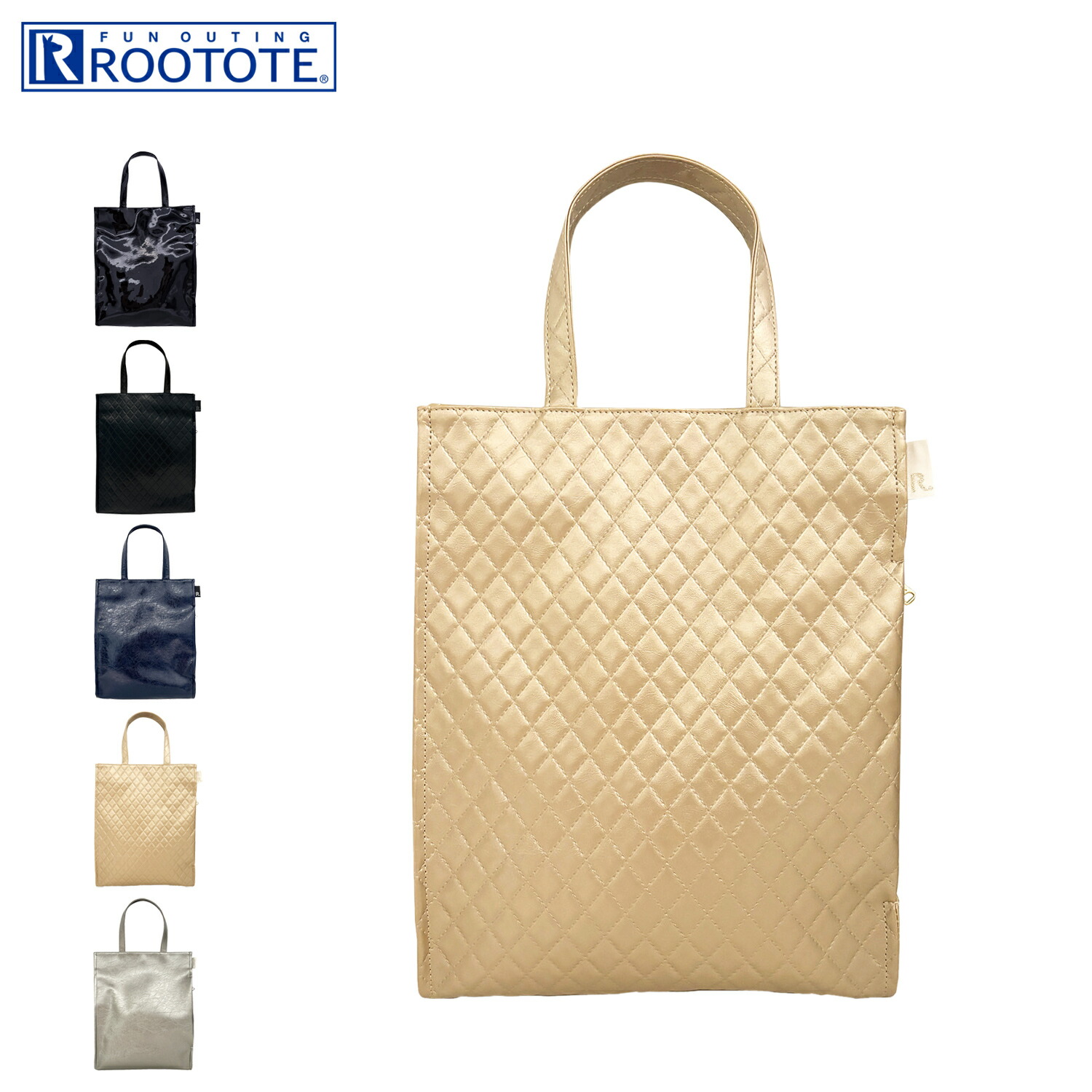 【楽天市場】ROOTOTE LT.アーキャトル.クラシック-B ルートート トートバッグ レディース キルティング ブラック ネイビー ゴールド シルバー 黒 1057：Goods Lab＋