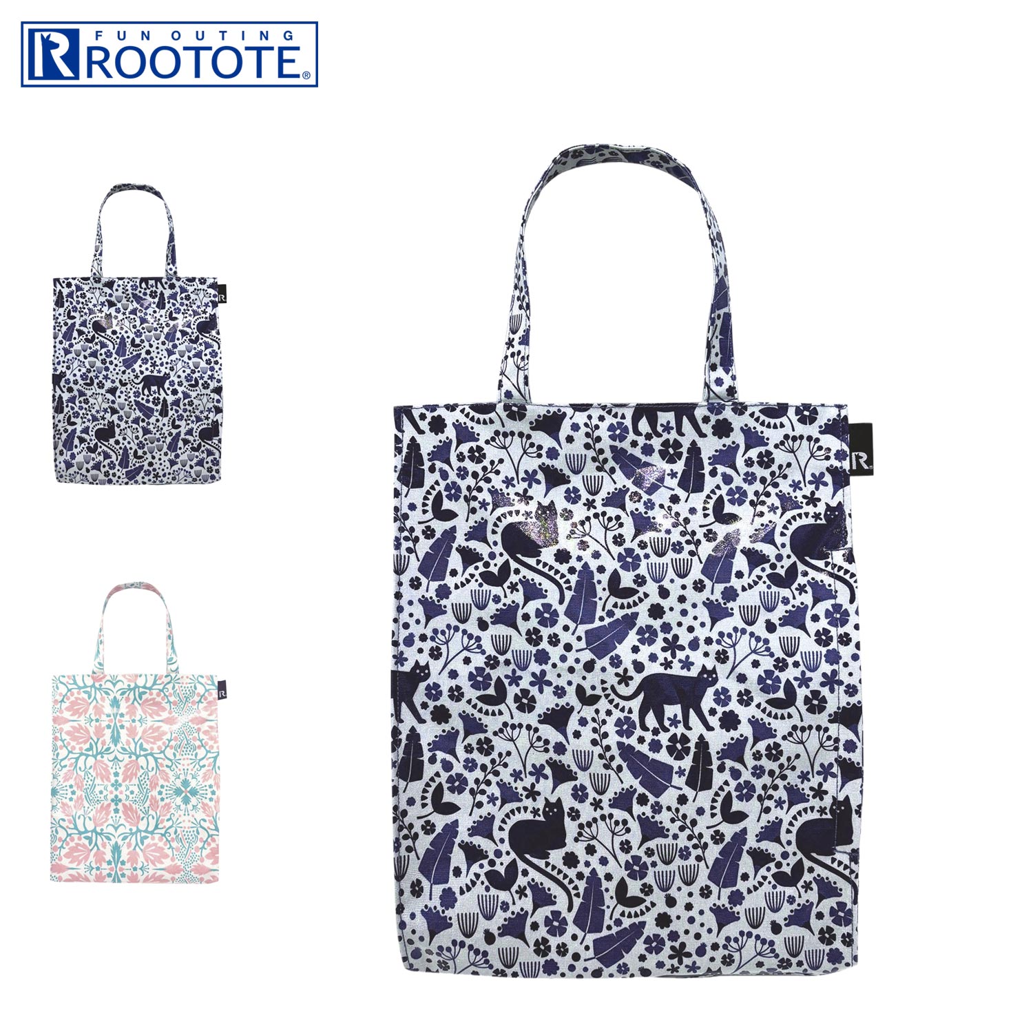 【楽天市場】ROOTOTE ルートート バッグ トートバッグ EU.アーキャトル.ラミネートｰR レディース A4 大容量 軽量 ネイビー ブルー ピンク 1024：Goods Lab＋