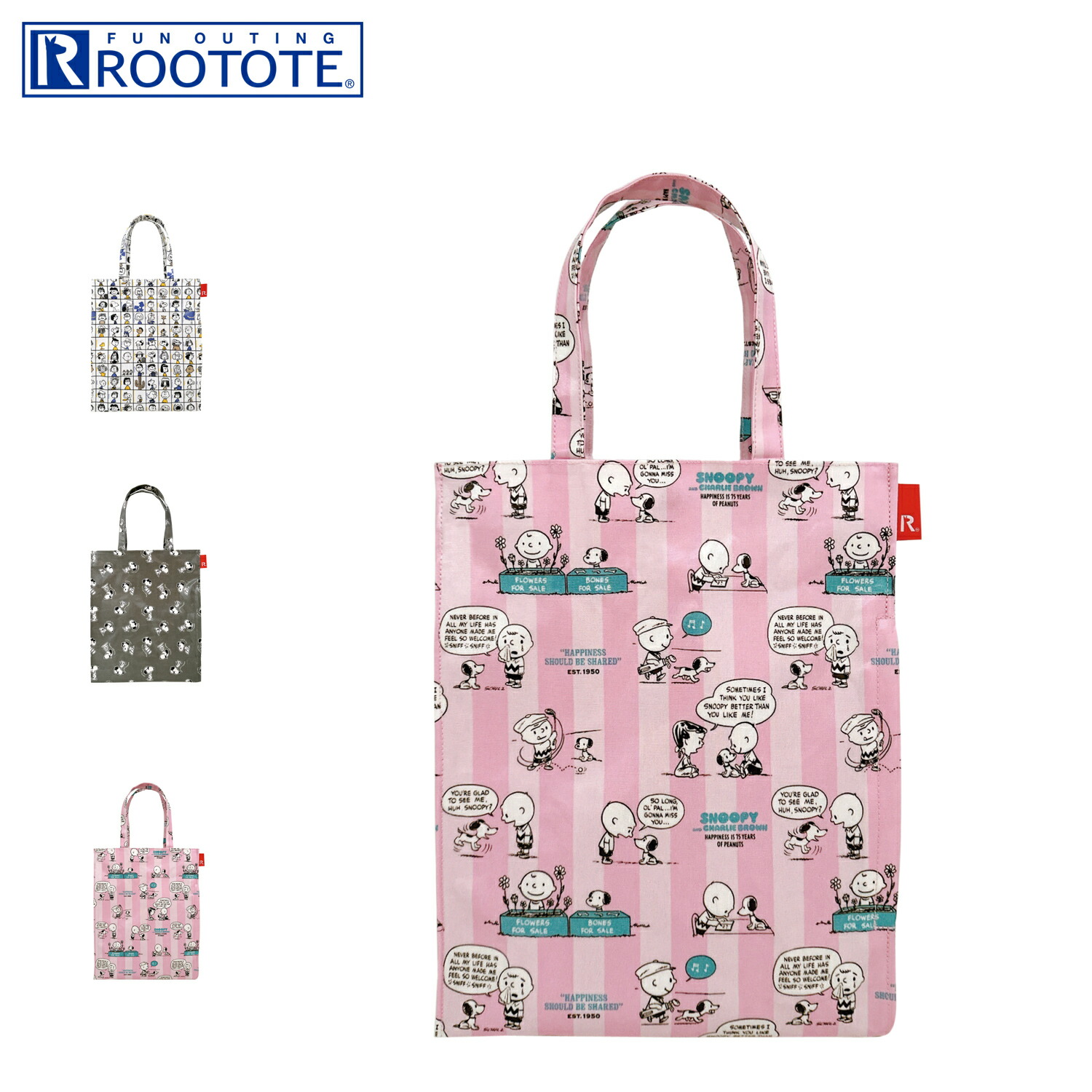 【楽天市場】【最大1000円OFFクーポン配布中】 ROOTOTE IP.A4.LAMI.PEANUTS-0L ルートート バッグ トートバッグ IP.A4.ラミ.ピーナッツ-0L レディース ...