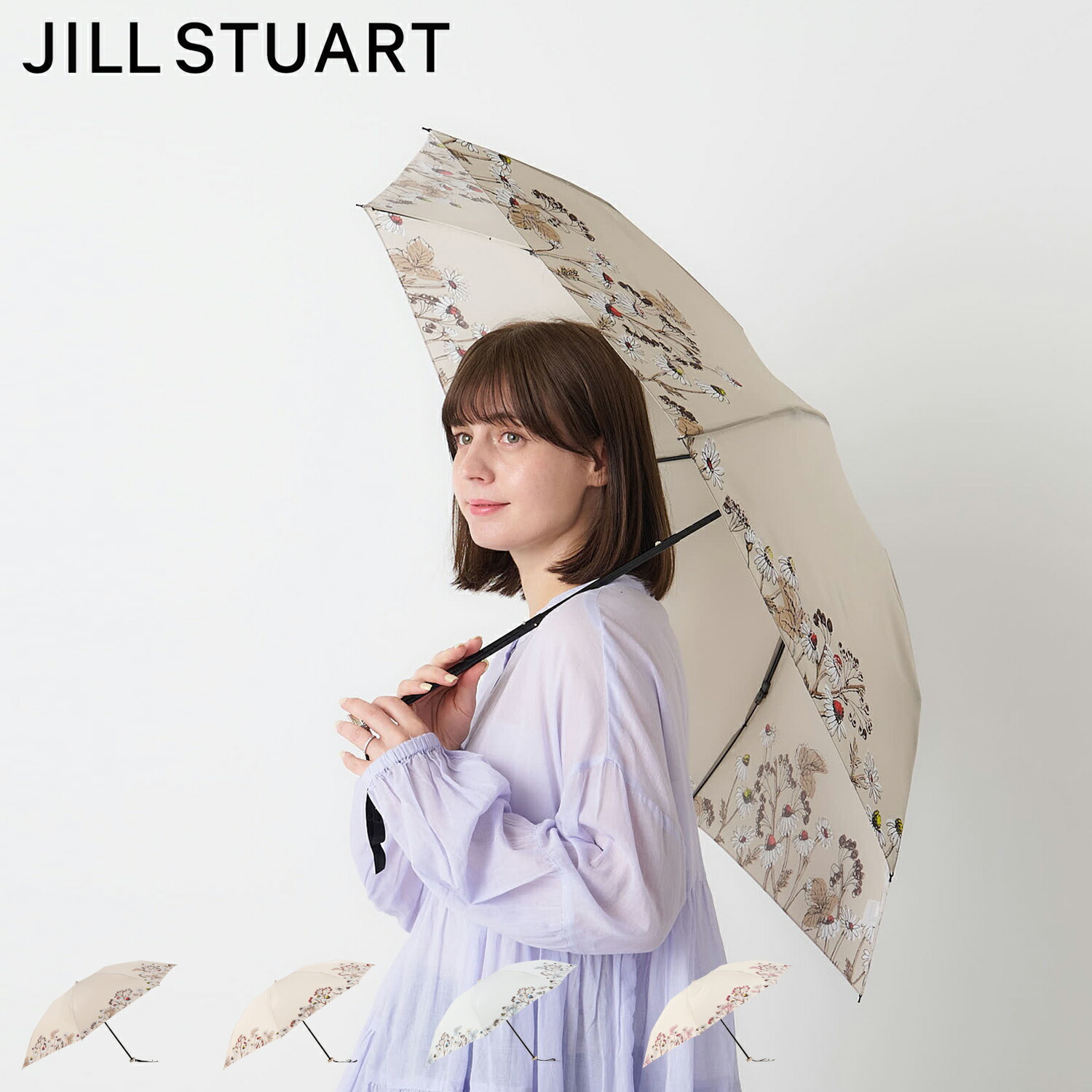 【楽天市場】JILLSTUART ジルスチュアート 折りたたみ傘 雨傘 レディース 軽量 ベージュ レッド ブルー ピンク 1JI 17058：Goods Lab＋