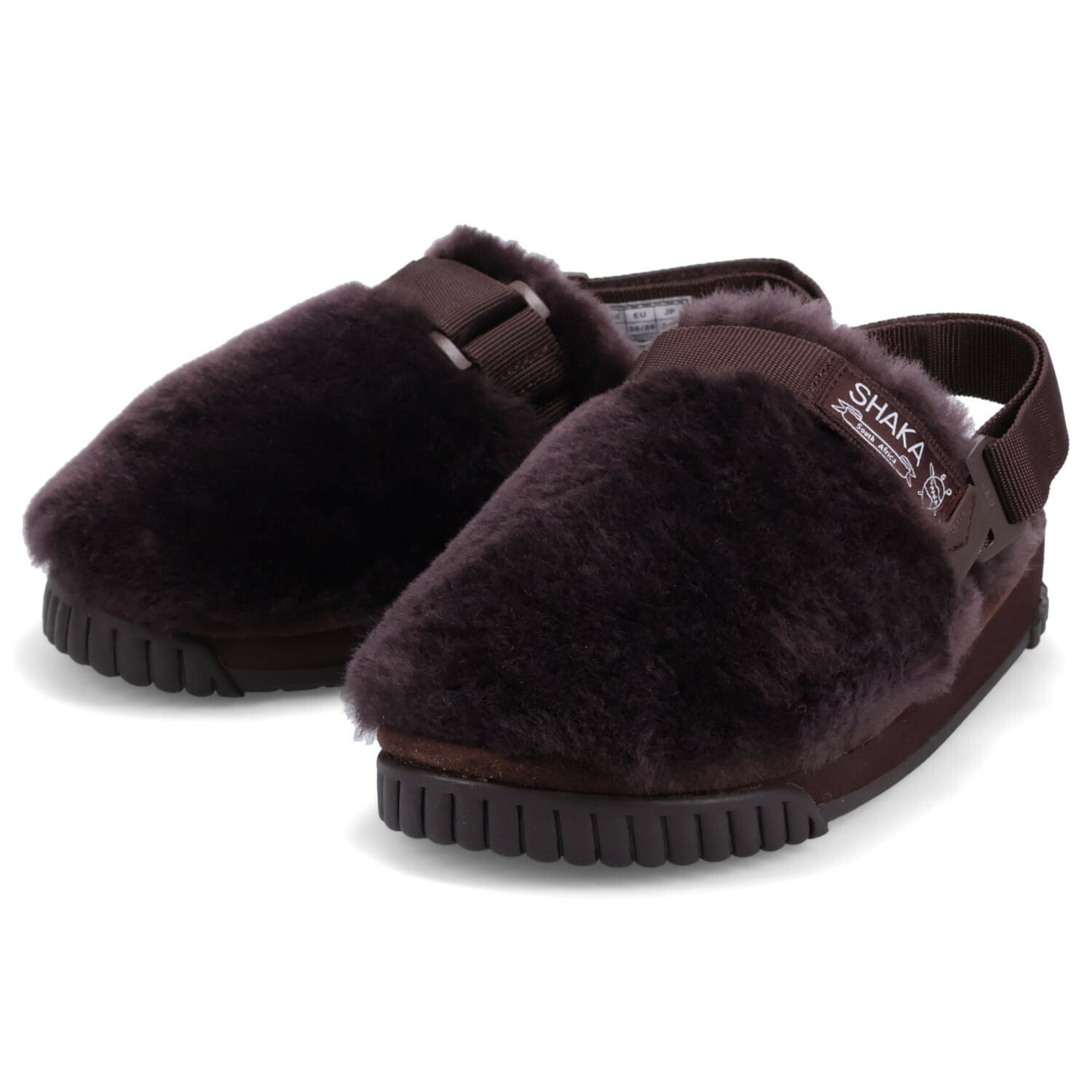 【楽天市場】SHAKA SNUG CLOG MOUTON シャカ サンダル クロッグサンダル スナッグ ムートン レディース ファー ブラウン ...