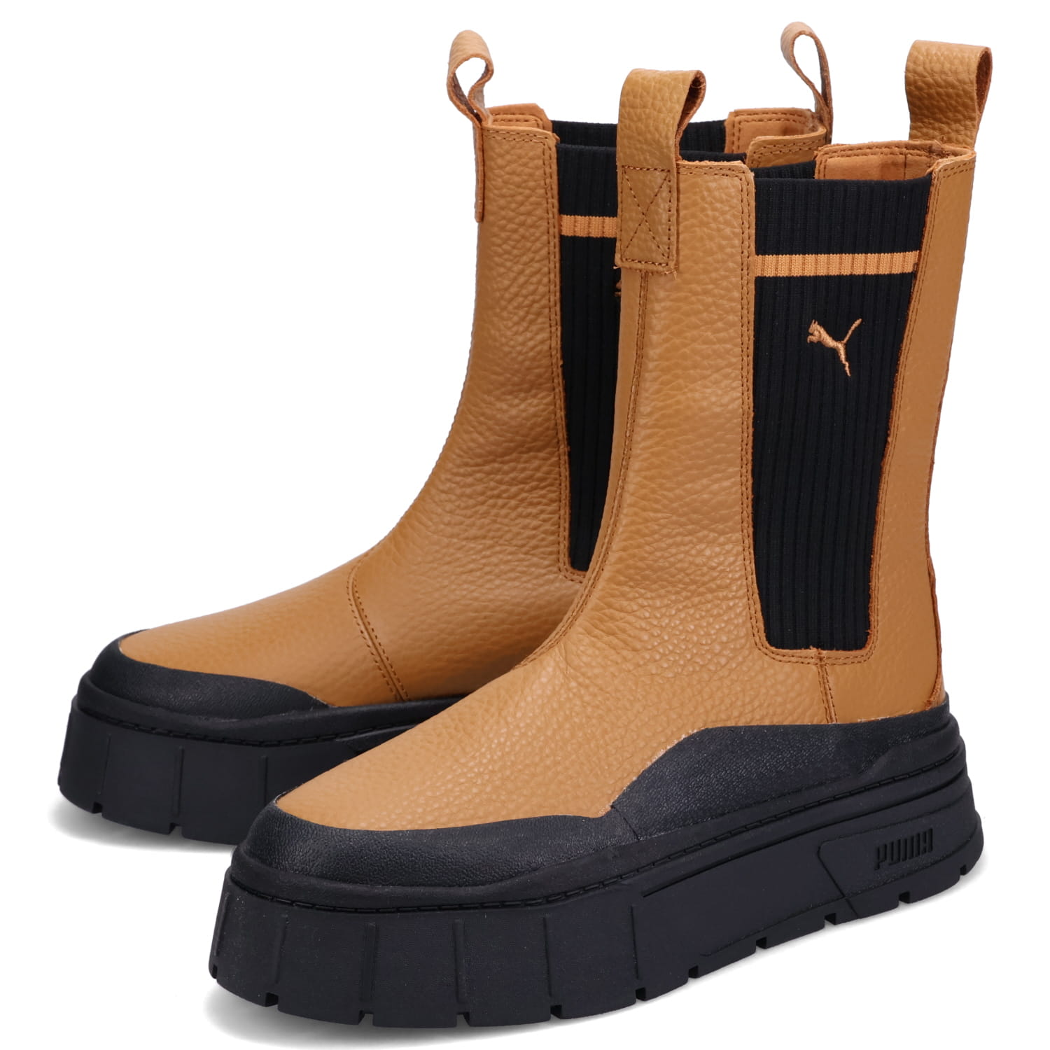 【楽天市場】【最大1000円OFFクーポン発行中】 PUMA WNS MAIZE STACK CHELSEA CASUAL BOOTS プーマ ...