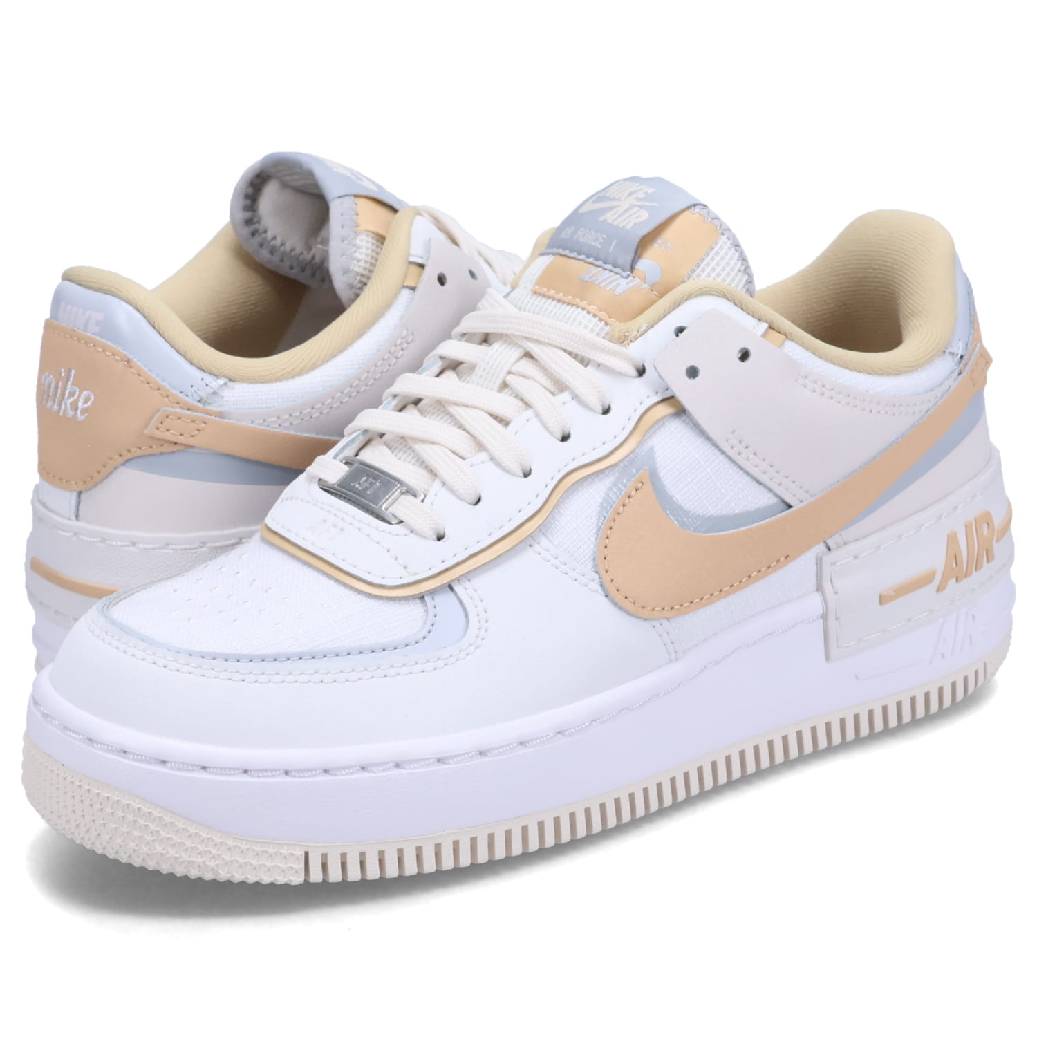 【楽天市場】NIKE ナイキ エアフォース1 シャドウ スニーカー レディース AIR FORCE 1 SHADOW ホワイト 白 ...