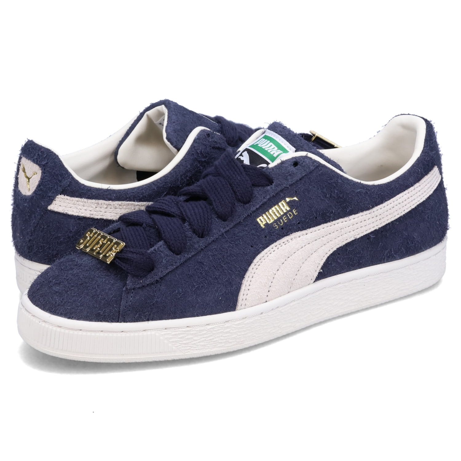 【楽天市場】PUMA SUEDE FAT LACE プーマ スウェード ファットレース スニーカー メンズ スエード ネイビー 393167 ...