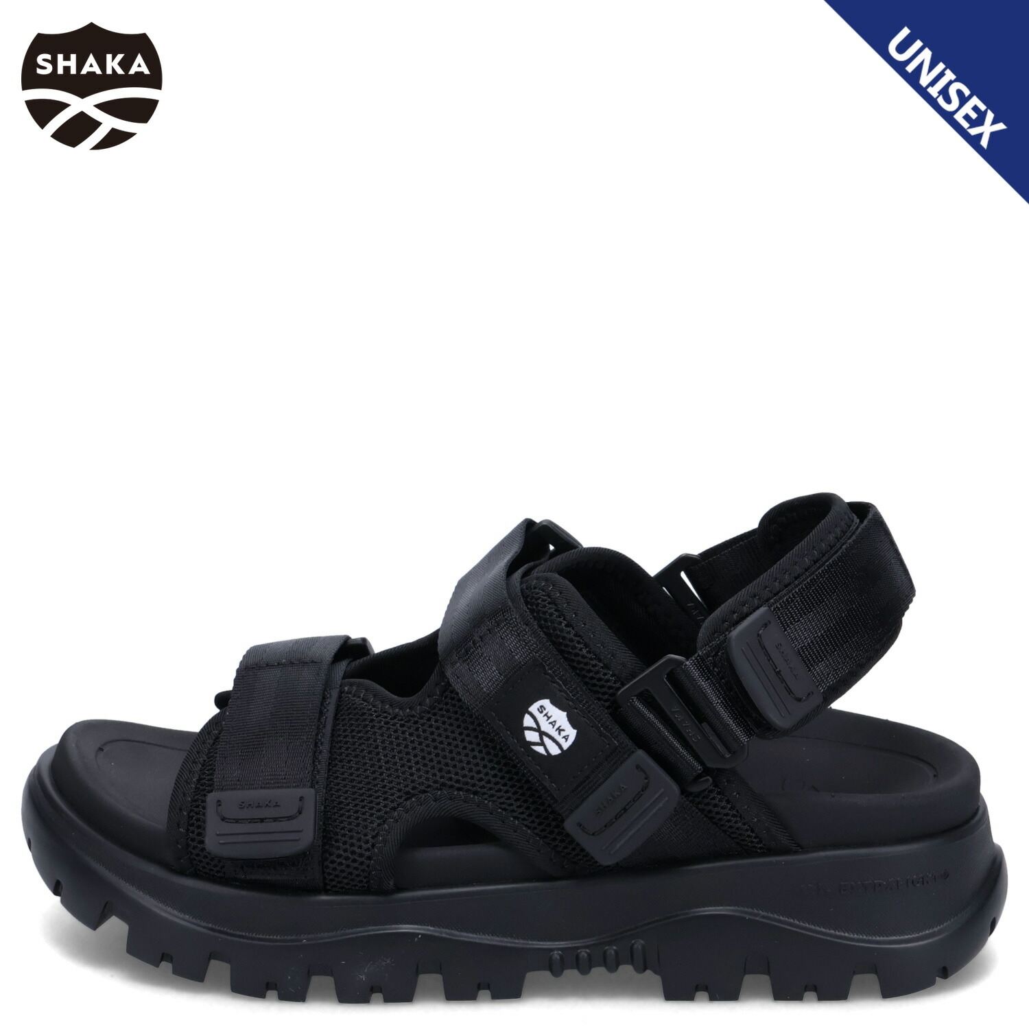 【楽天市場】SHAKA CHILL OUT EX シャカ サンダル ストラップサンダル チルアウト メンズ レディース ブラック 黒 SK ...