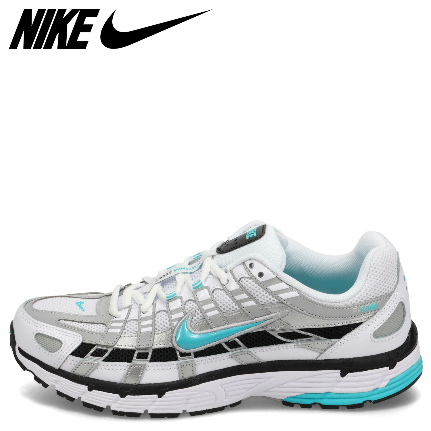 【楽天市場】【最大1000円OFFクーポン発行中】 NIKE ナイキ スニーカー メンズ P-6000 ホワイト 白 CD6404-103 ...