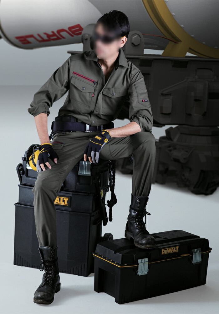 【楽天市場】作業服 長袖シャツ 7045 4L 通年 バートル BURTLE ストレッチ 作業着 ユニセックス メンズ レディース：WatanabeWORK渡辺商会SideISLAND