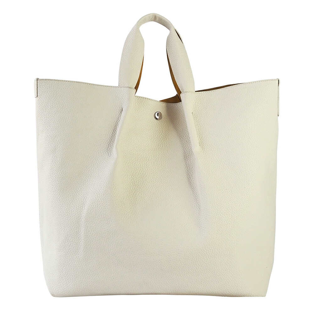 【楽天市場】H.62 (アッシュソワソンドゥ) タックトートL アイボリー：私の部屋楽天市場店