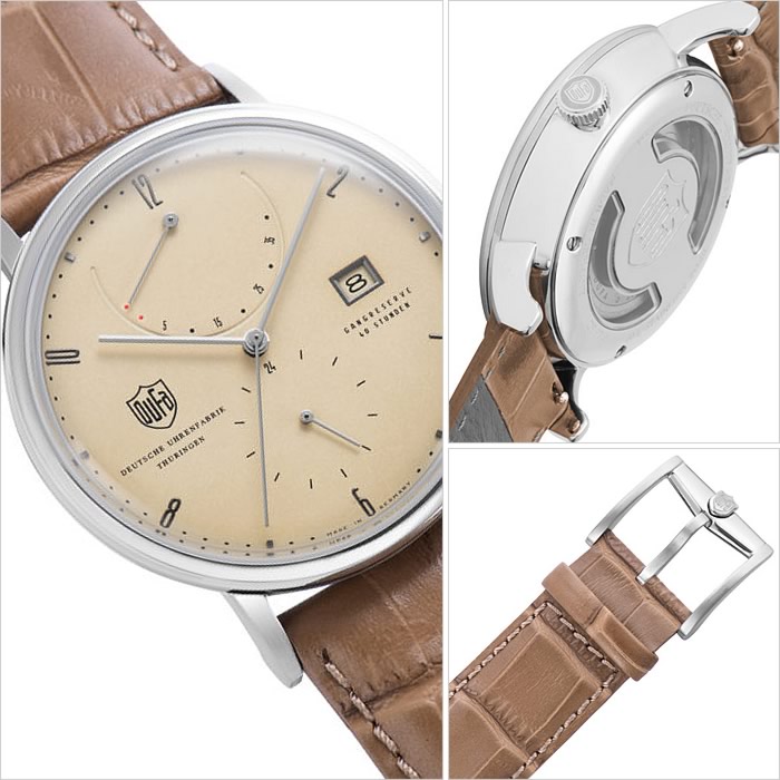 【楽天市場】ドゥッファ 時計 DUFA 腕時計 アルバース オートマチック ALBERS AUTOMATIC メンズ ベージュ DF-9010-03 正規品 人気 ドイツ 防水 機械式 自動巻 ...