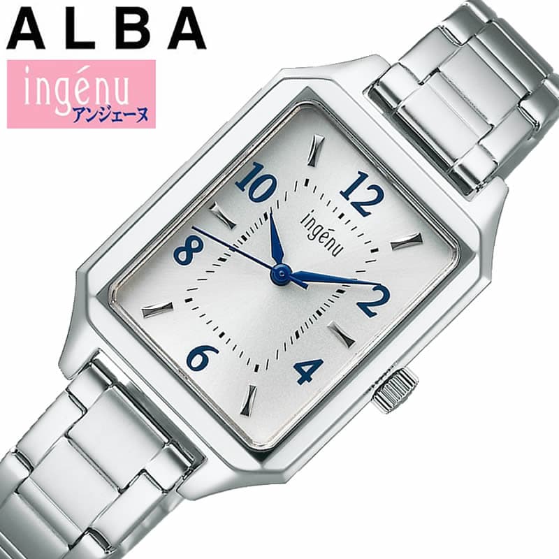 【楽天市場】セイコー アルバ 腕時計 アンジェーヌ SEIKO ALBA ingenu レディース ホワイト シルバー 時計 クォーツ ...