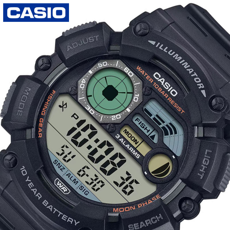 【楽天市場】カシオ 腕時計 カシオコレクション スポーツ CASIO CASIO Collection SPORTS メンズ 液晶/ブラック ブラック 時計 CASIO-WS-1500H ...