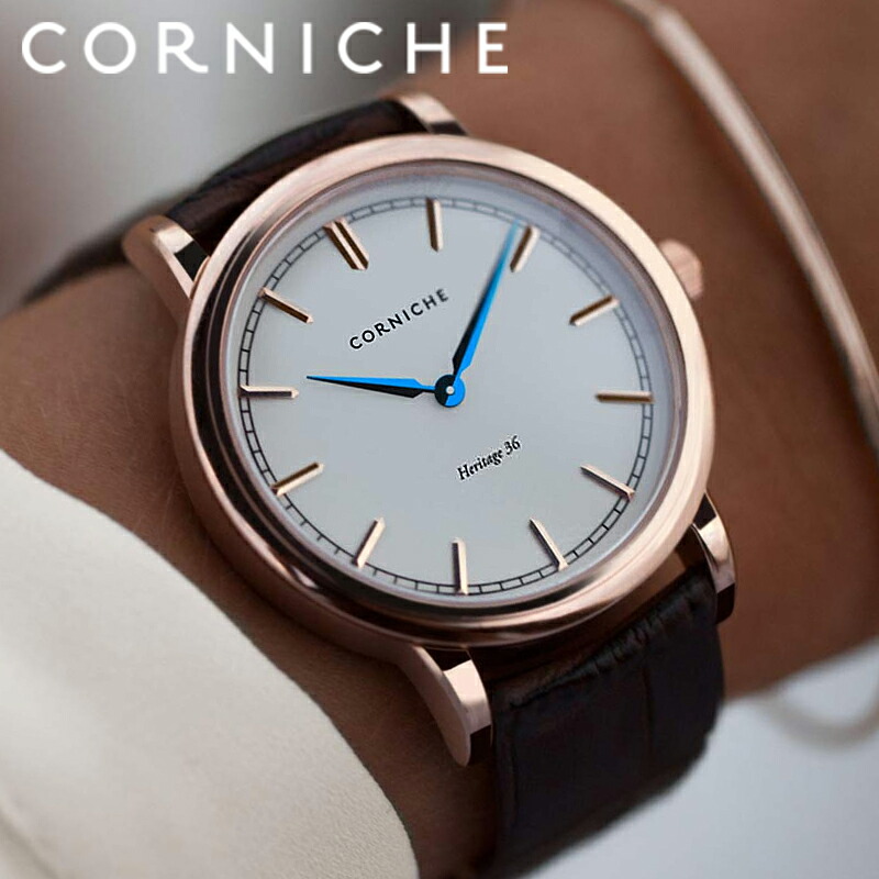 【楽天市場】【マラソン期間限定！全商品ポイントUP＆クーポン配布中】 コーニッシュ 腕時計 CW-H36-GWB ヘリテージ36 ...