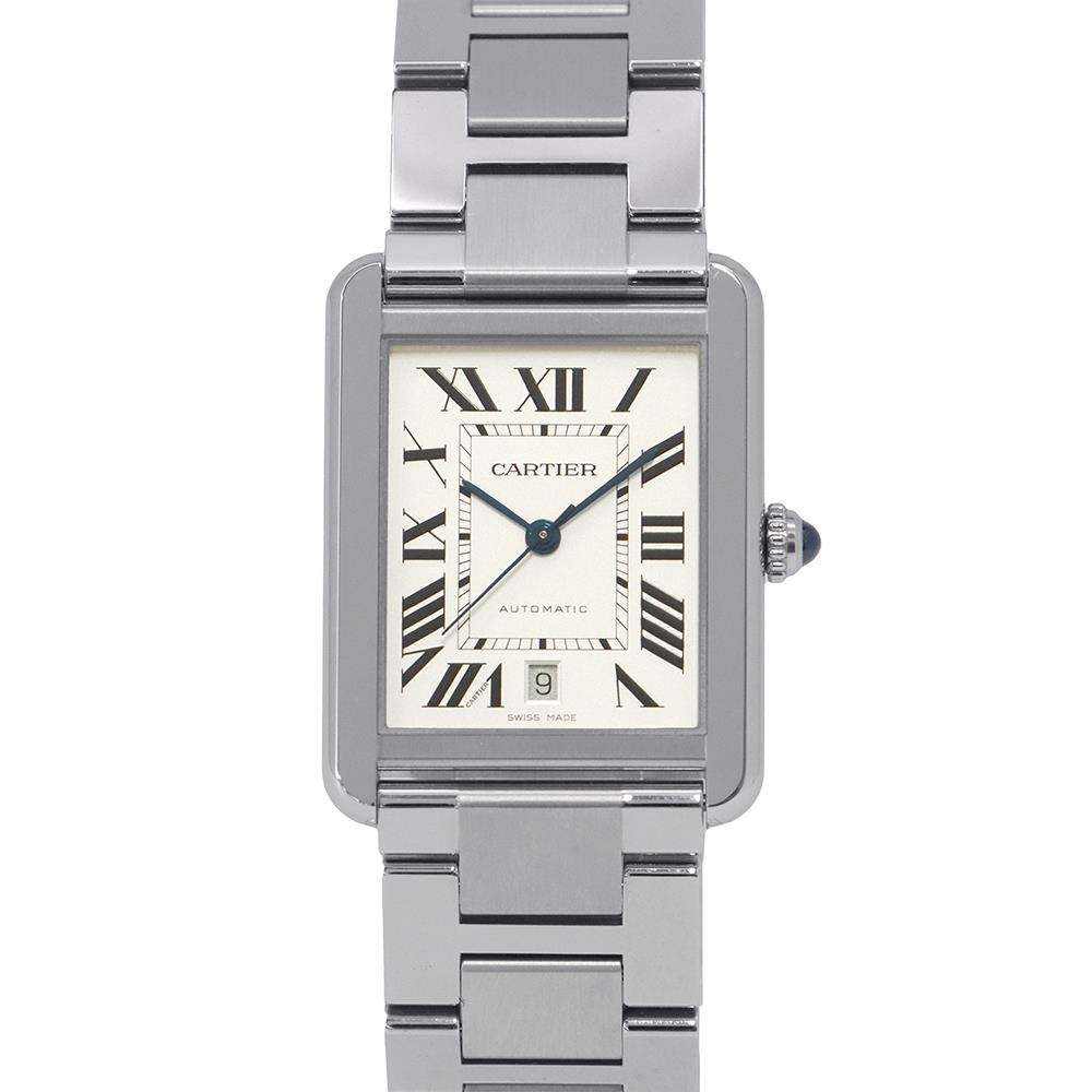 【楽天市場】カルティエ タンク ソロ XL W5200028 Cartier 腕時計 ウォッチ シルバー文字盤 【安心保証】 【中古 ...