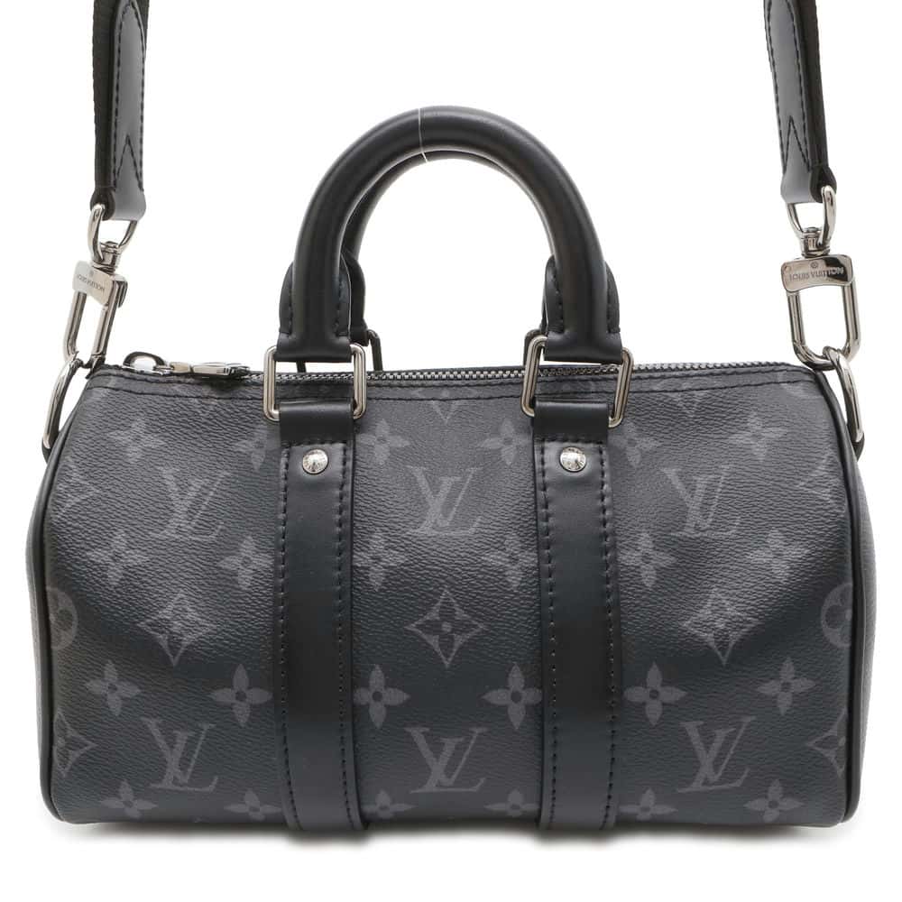 【楽天市場】ルイヴィトン ハンドバッグ モノグラム・エクリプス キーポル・バンドリエール25 M46271 2wayショルダー 黒 【安心保証 ...