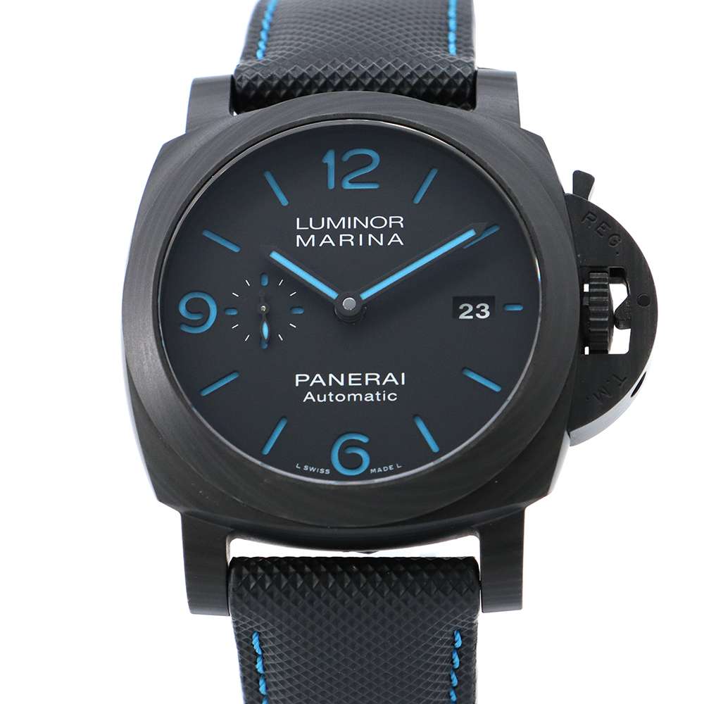【楽天市場】パネライ ルミノール マリーナ カーボテック W番 PAM01661 PANERAI 腕時計 黒文字盤 【安心保証】 【中古 ...