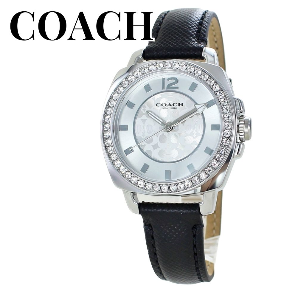 【楽天市場】コーチ 時計 レディース 腕時計 手表 ボーイフレンド ブラック シグネチャー ウォッチ クリスタル こーち 可愛い おしゃれ ...