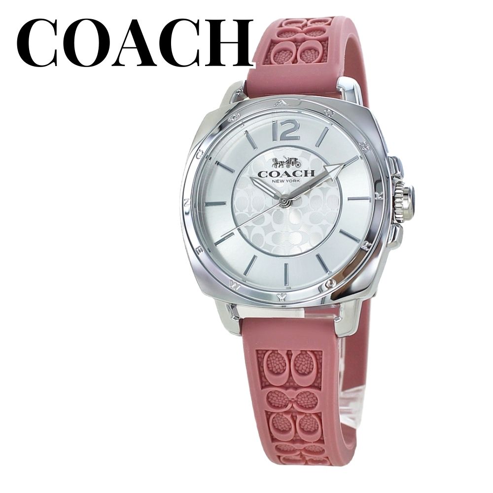 【楽天市場】コーチ 時計 レディース 腕時計 手表 ボーイフレンド ピンク シグネチャー ウォッチ シリコン ベルト こーち 可愛い おしゃれ ...