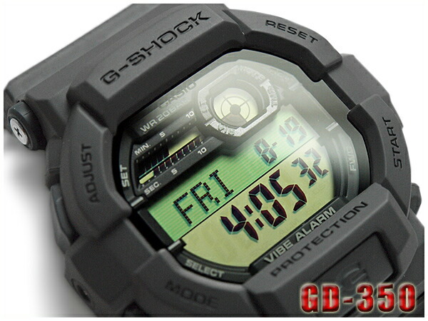 【楽天市場】CASIO G-SHOCK GD-350-8 腕時計 メンズ デジタル グレー カシオ ジーショック 逆輸入海外モデル：G専門店 ...