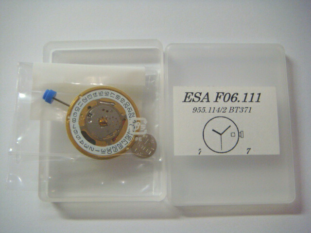 【楽天市場】【ETA(エタ)】ムーブメントF06.111(F06.411) 3針3時窓：時計部品と工具の専門店
