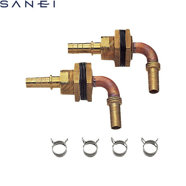 【楽天市場】T431-32S-10A 三栄水栓 SANEI 追いだき配管部品 ユニット貫通L金具 送料無料：ハイカラン屋