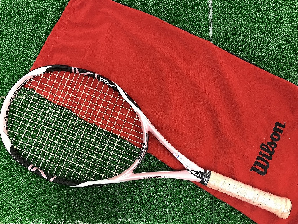 【楽天市場】ウィルソン wilson K ZEN TEAM FX103 硬式テニスラケットG2 103平方インチ 16×19 部活動 運動部 ...