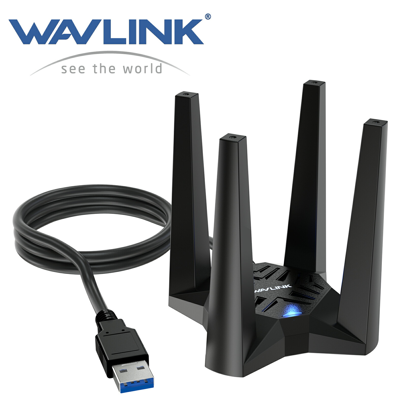 【楽天市場】【業界トップの信頼性】WAVLINK WiFi 6対応 AX1800M USBアダプター 超高速1201Mbps/574Mbps ...