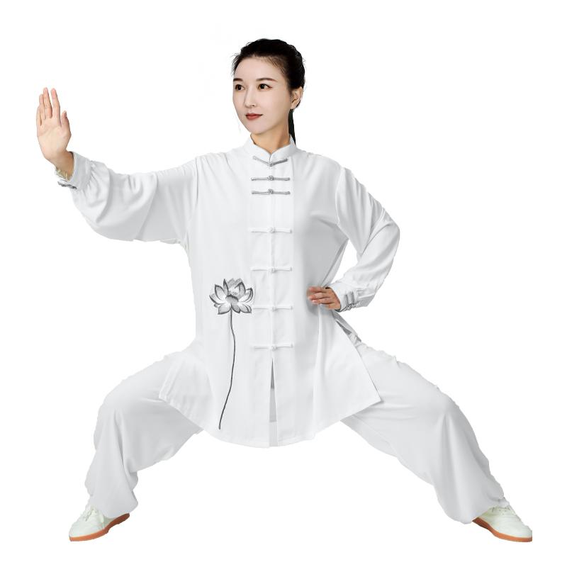 【楽天市場】太極拳 服 レディース メンズ 春夏 秋 上下セット 練習 発表会 パフォーマンス 通気性 柔らかい 刺繍 ポケット付 カジュアル ...