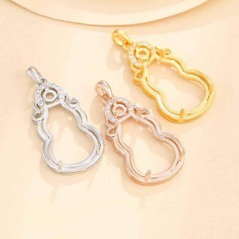 【楽天市場】空枠 ペンダント アクセサリー ネックレス パーツ チャーム ホルダー ハンドメイド DIY S925 レディース ユニーク キラキラ ラインストーン ひょうたん 翼 オーバル ...