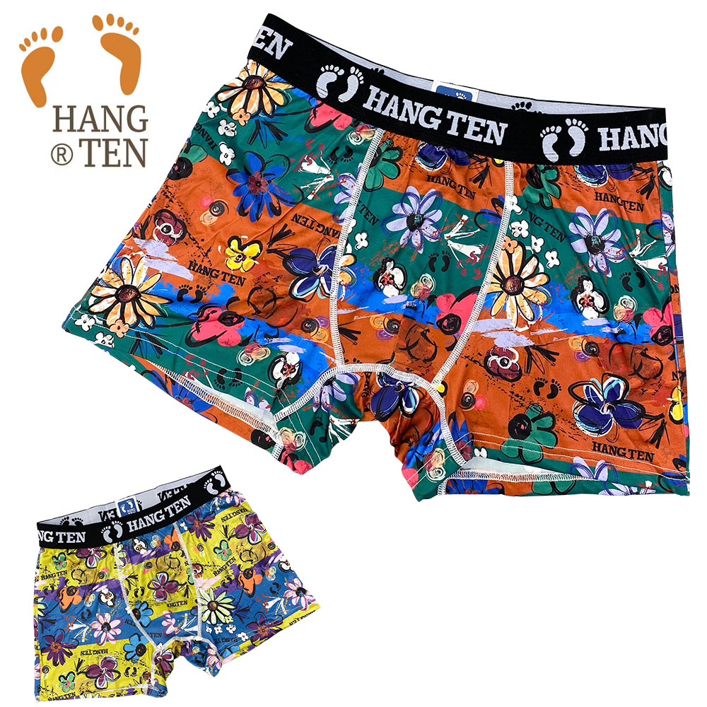 【楽天市場】HANG TEN ハンテン ポリエステルベア天 ボクサーパンツ フラワー柄 アンダーウェア 花柄 正規取扱い メンズ ブランド：Wayng