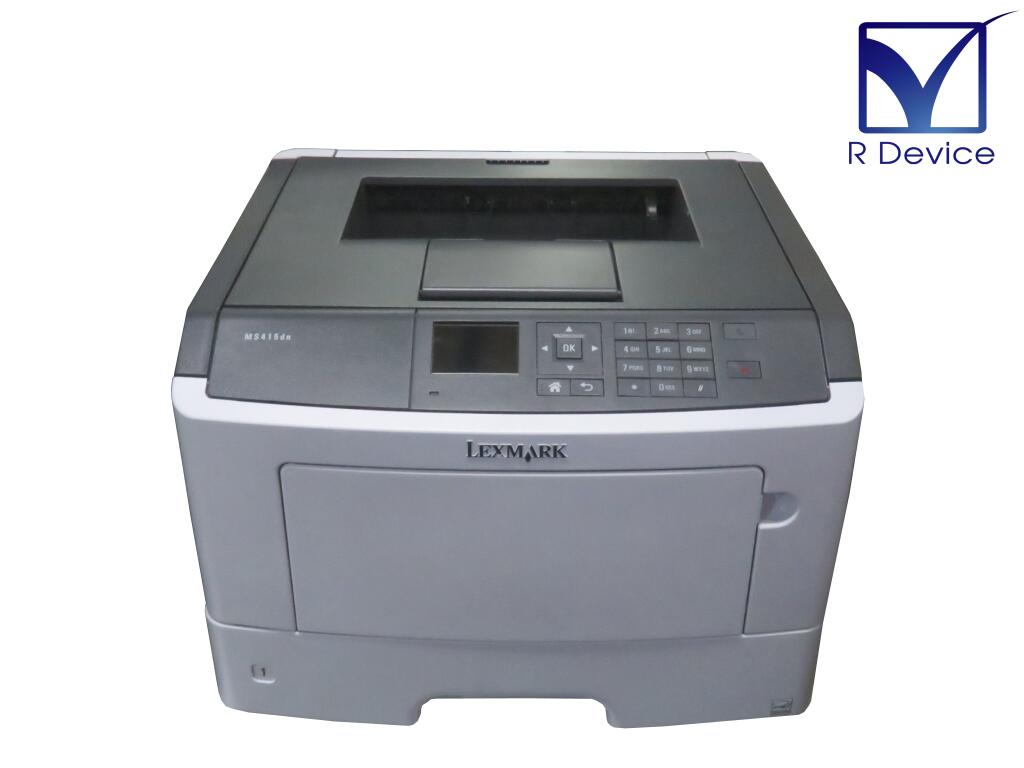 【楽天市場】【使用わずか！】Lexmark MS415dn A4モノクロレーザープリンター 両面印刷 AirPrint対応 約1,800枚 ...