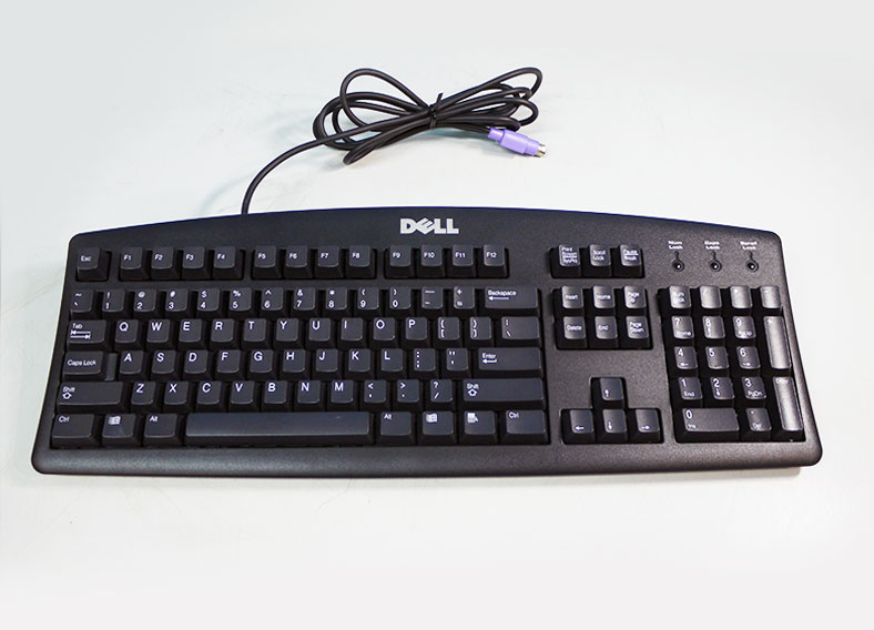 【楽天市場】04N454 DELL 104Keys US配列 PS/2キーボード RT7D20 Black【中古】：アールデバイス