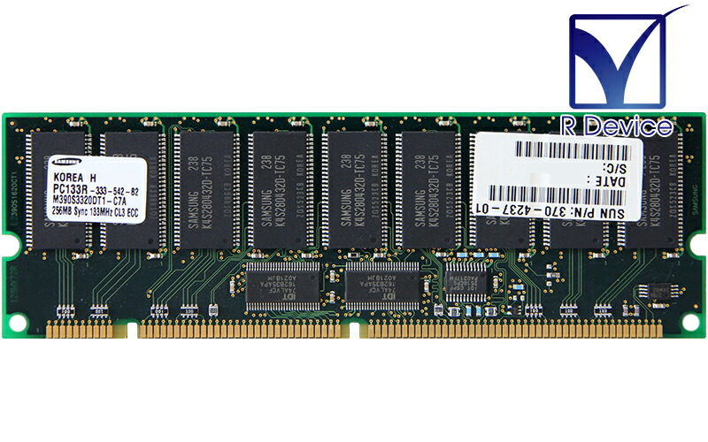 【楽天市場】370-4237 Sun Microsystems 256MB PC133 ECC Registered CL3 3.3V 168 ...