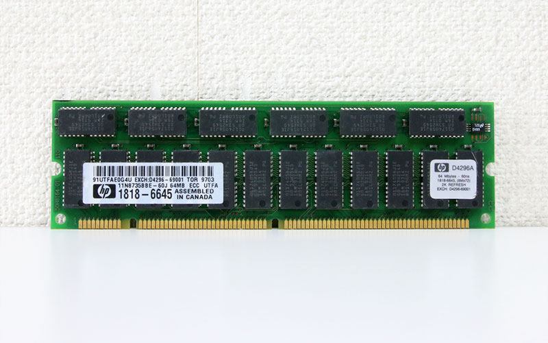 【楽天市場】D4296A 1818-6645 HP 64MB EDO ECC DIMM 168pin NetServer LH/LH Pro用 ...