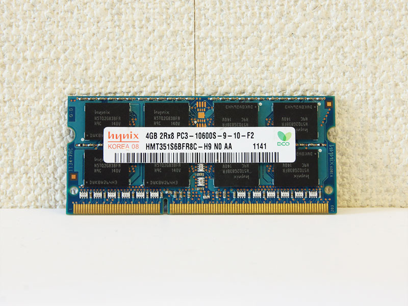 【楽天市場】HMT351S6BFR8C-H9 SK hynix 4GB DDR3-1333 PC3-10600S SODIMM 1.5V 204pin【中古】：アールデバイス