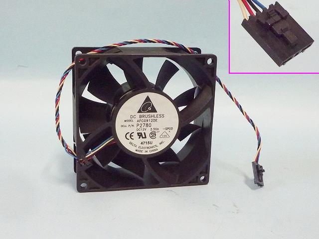 【楽天市場】DELTA AFC0912DE 5Pin 92*92*38mm DCファン DELL P/N:P2780【中古】：アールデバイス