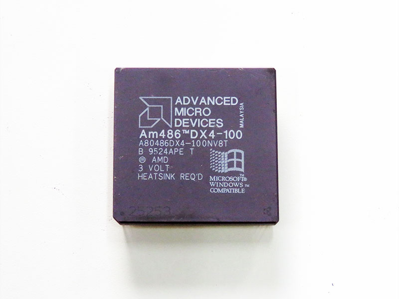【楽天市場】AMD Am486 DX4-100/A80486DX4-100NV8T 100MHz/PGA168 Socket3【中古】：アールデバイス